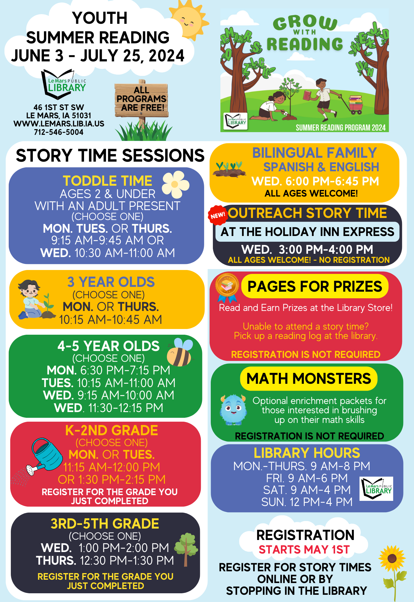 Youth Services :: Le Mars Public Library